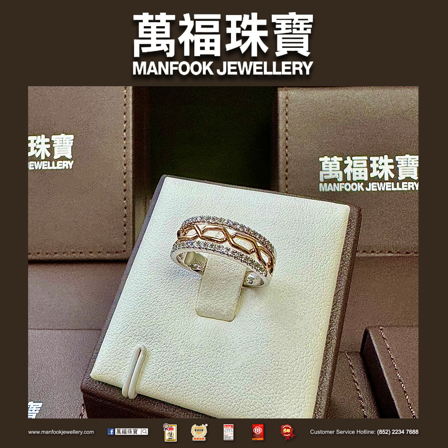 18K Color Gold Ring – 萬福珠寶